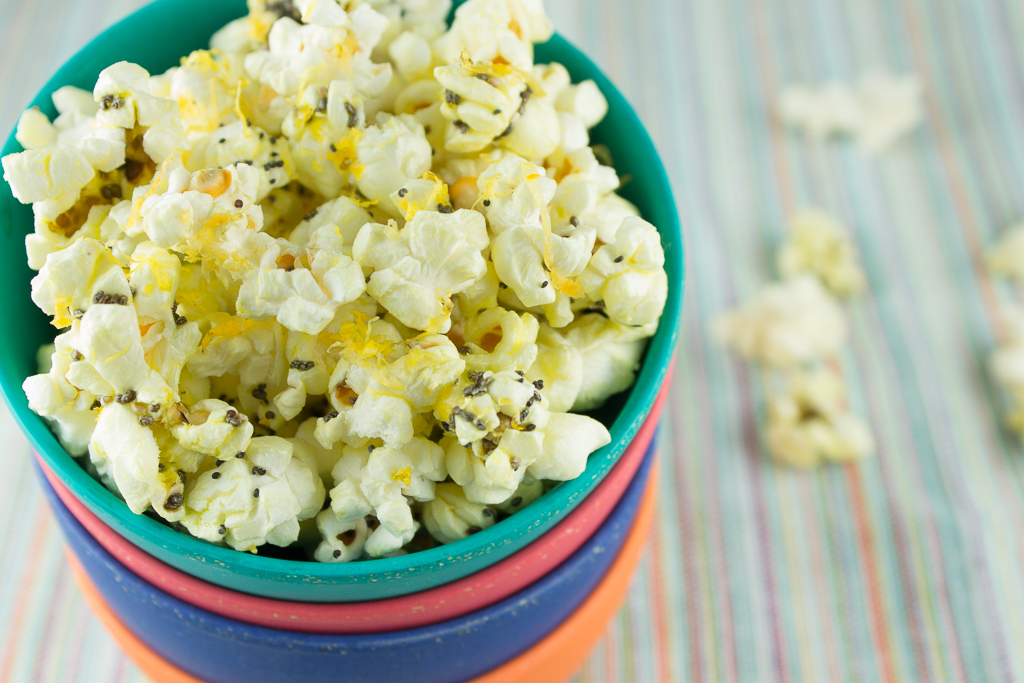 Orange Chia Popcorn | Ava Jane's Kitchen